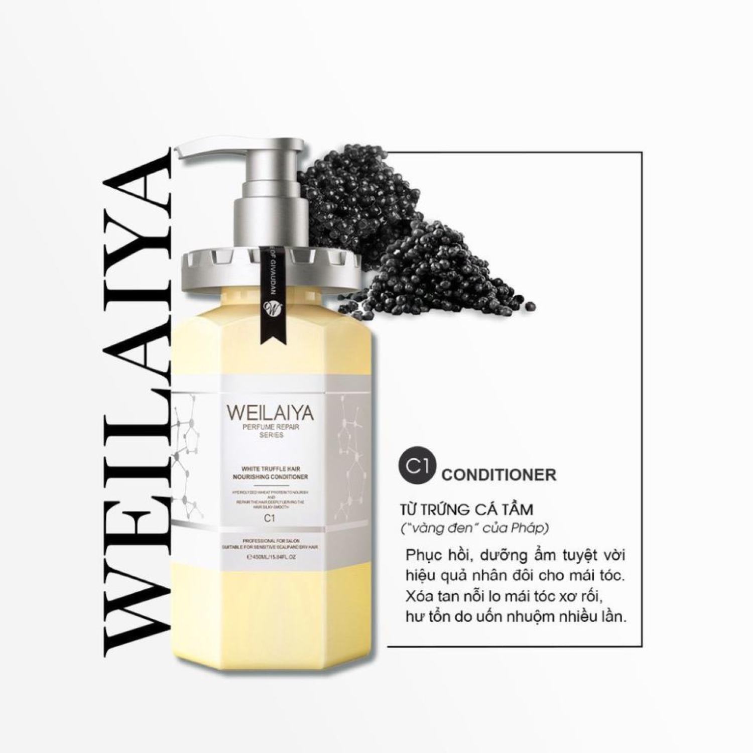 Dầu Gội Weilaiya Phục Hồi Đa Tầng Nấm Truffle Weilaiya 450ml - Hàng ...