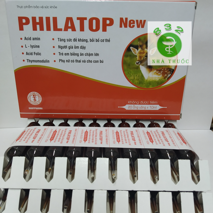PHILATOP New đạm ống hộp 20 ống thủy tinh | Lazada.vn