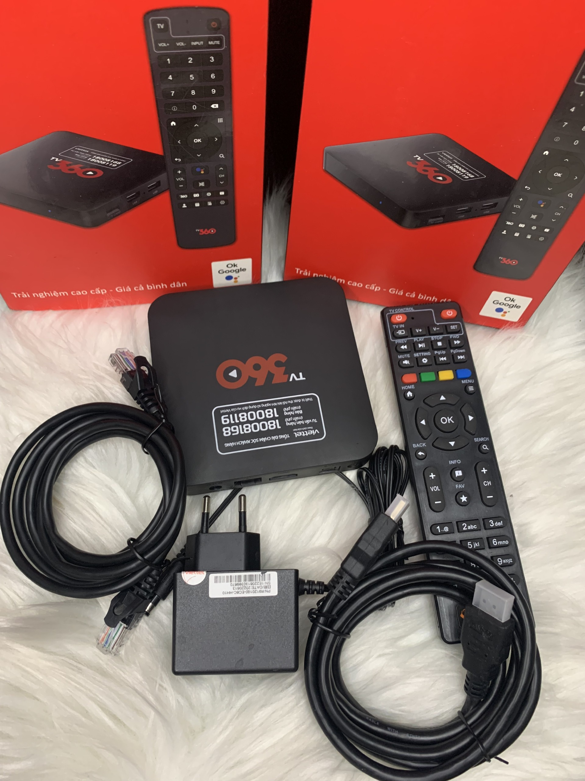 Đầu thu tivi Viettel TV360 Android box đã qua sử dụng còn như Mới xem ...