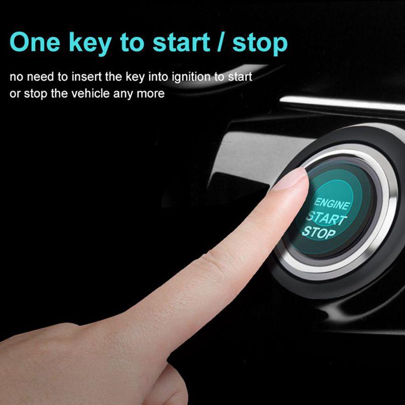 Smart RFID Car Alarm System Push Engine Start Stop Button Lock Ignition ...