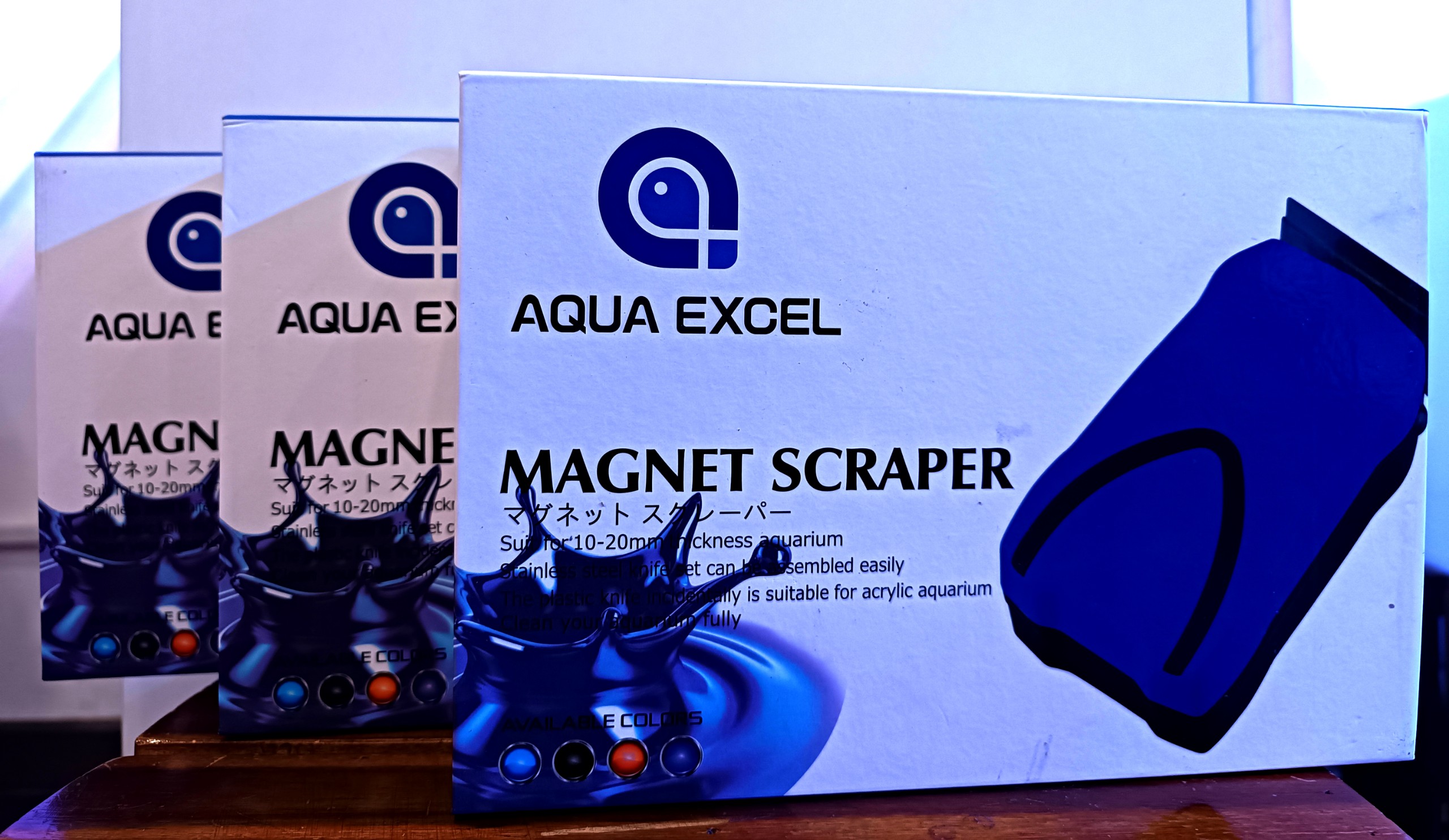 Nam châm cọ bể AQUA EXCEL Magnet scraper (Black) | Lazada.vn