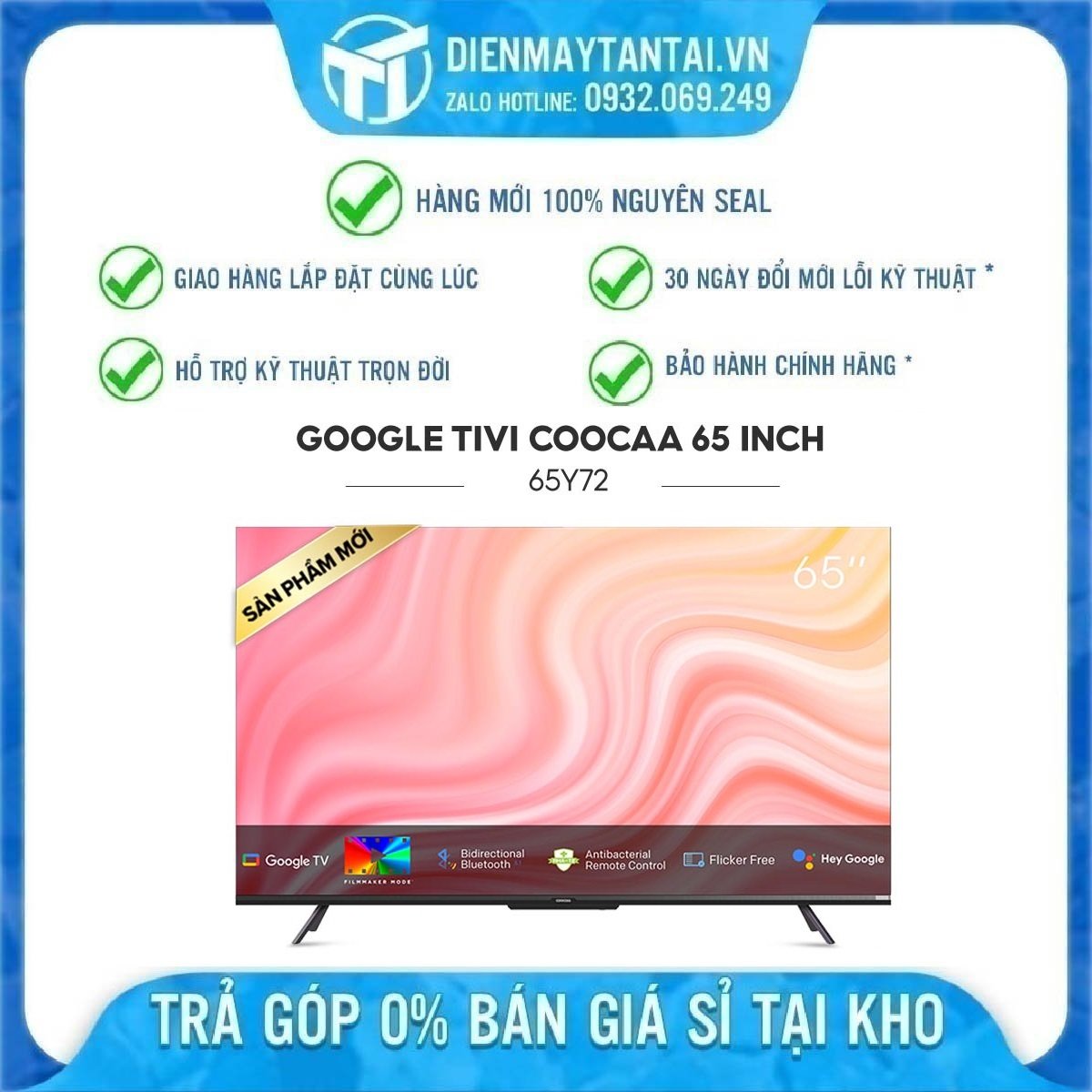 Smart Tivi Coocaa Android 10.0 4K UHD 65inch - Model 65S6G PRO - Hàng ...
