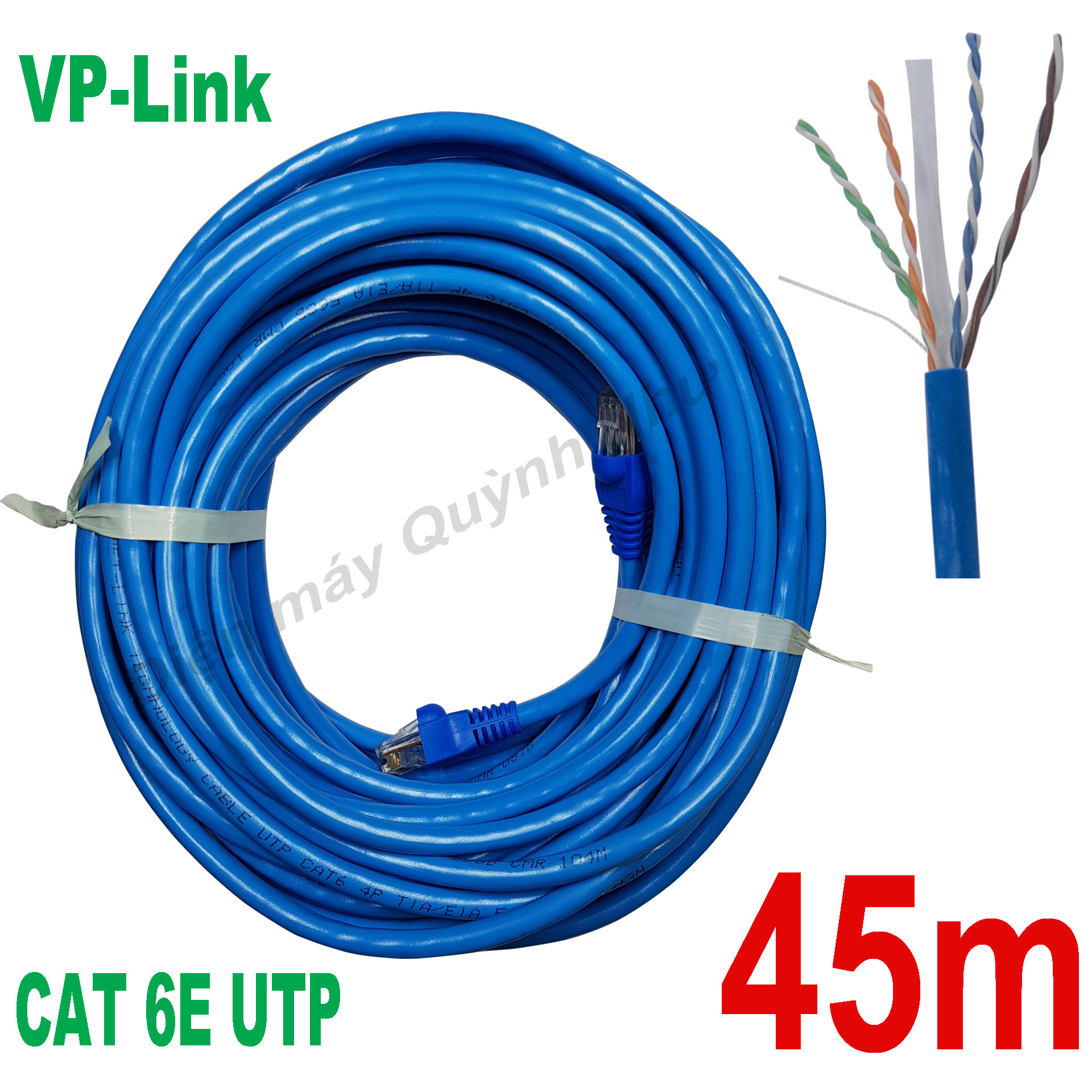 [HCM] 50m Dây mạng VP-LINK chuẩn UTP Cat6 Chính hãng bấm sẵn 2 đầu ...