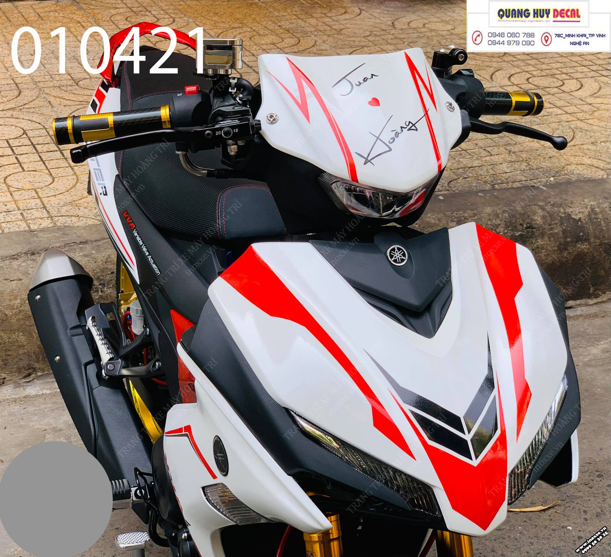 Tem trùm ex 155 trắng đỏ tem exciter 155 team trùm exciter 155 tem xe ...