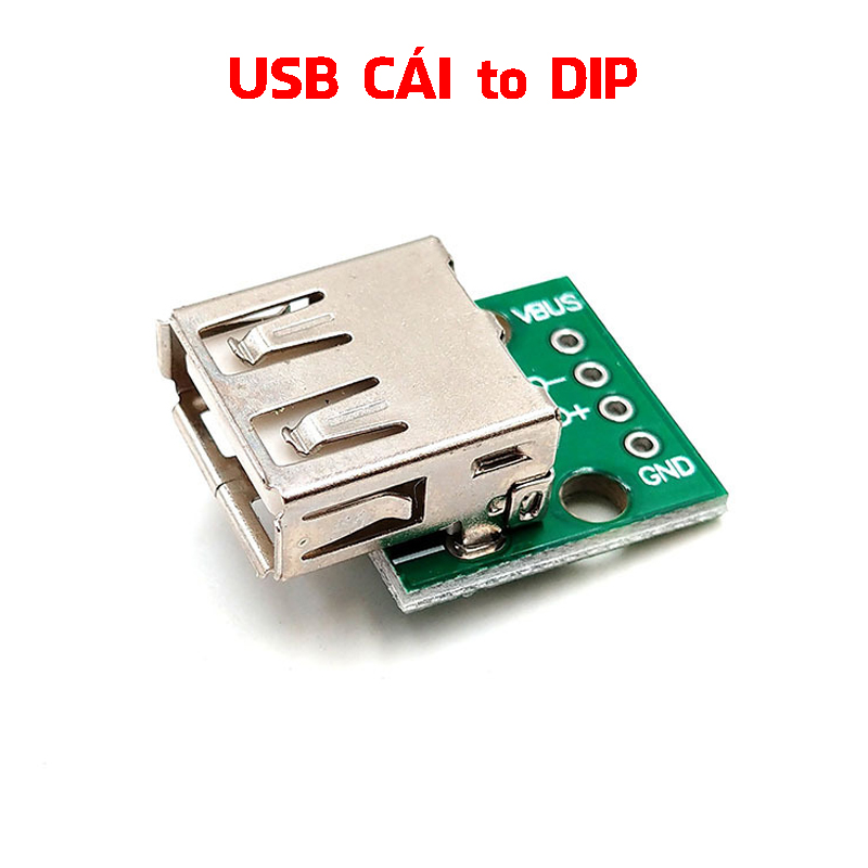 Mạch chuyển USB to 4 chân DIP - USB 2.0 to 4 chân DIP - MixASale