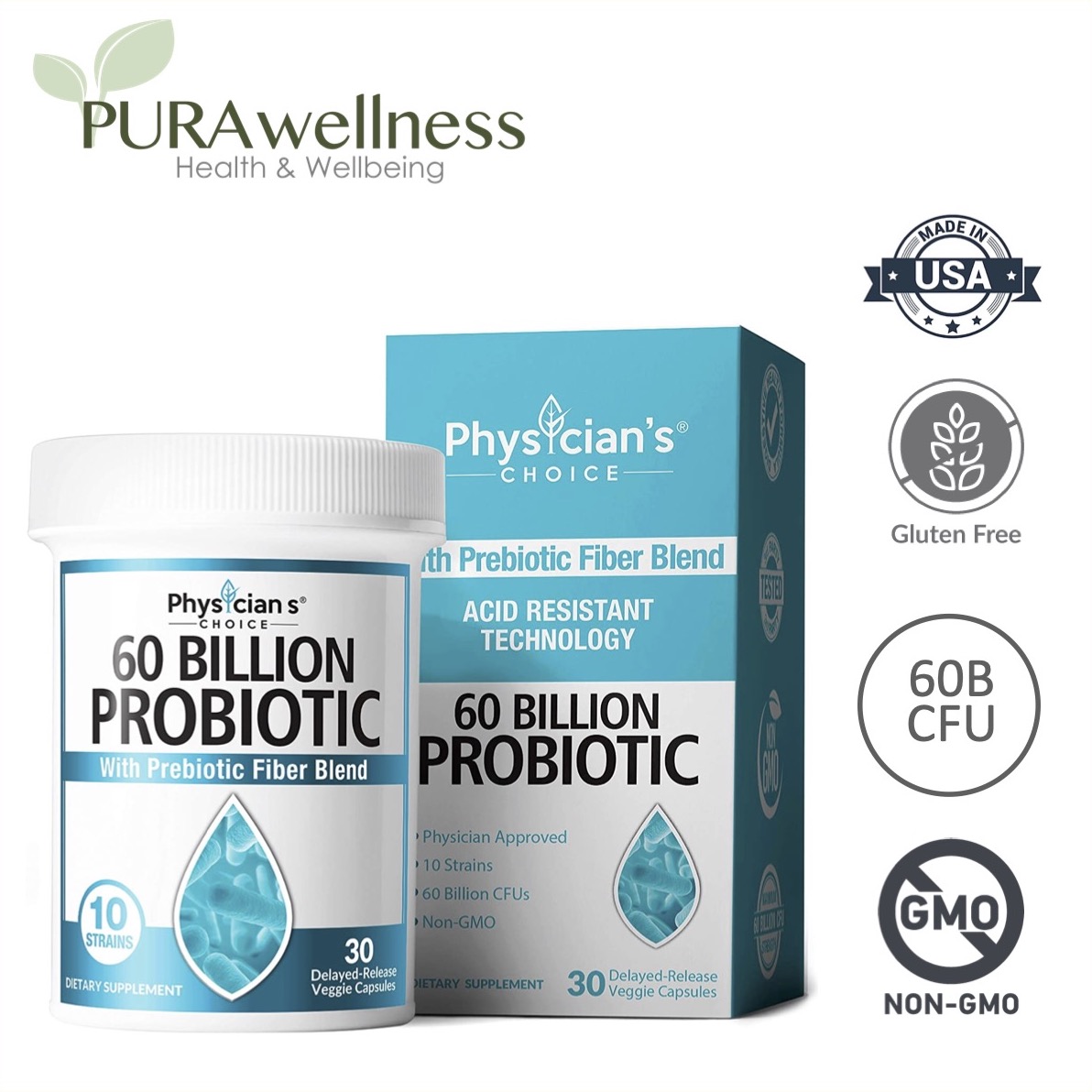 Viên Physicians Choice Probiotics 60 Billion Cfu Bổ Sung 60tỷ Lợi