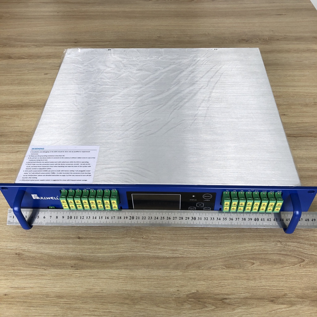 1 Bộ khuếch đại dữ liệu quang WDM 16 ngõ 19dB FWAP-1550H-16x19 Fullwell ...