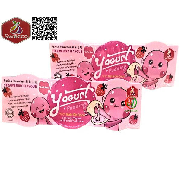 Thạch Pudding Yogurt lốc 240g (80g x 3 hộp) - MixASale