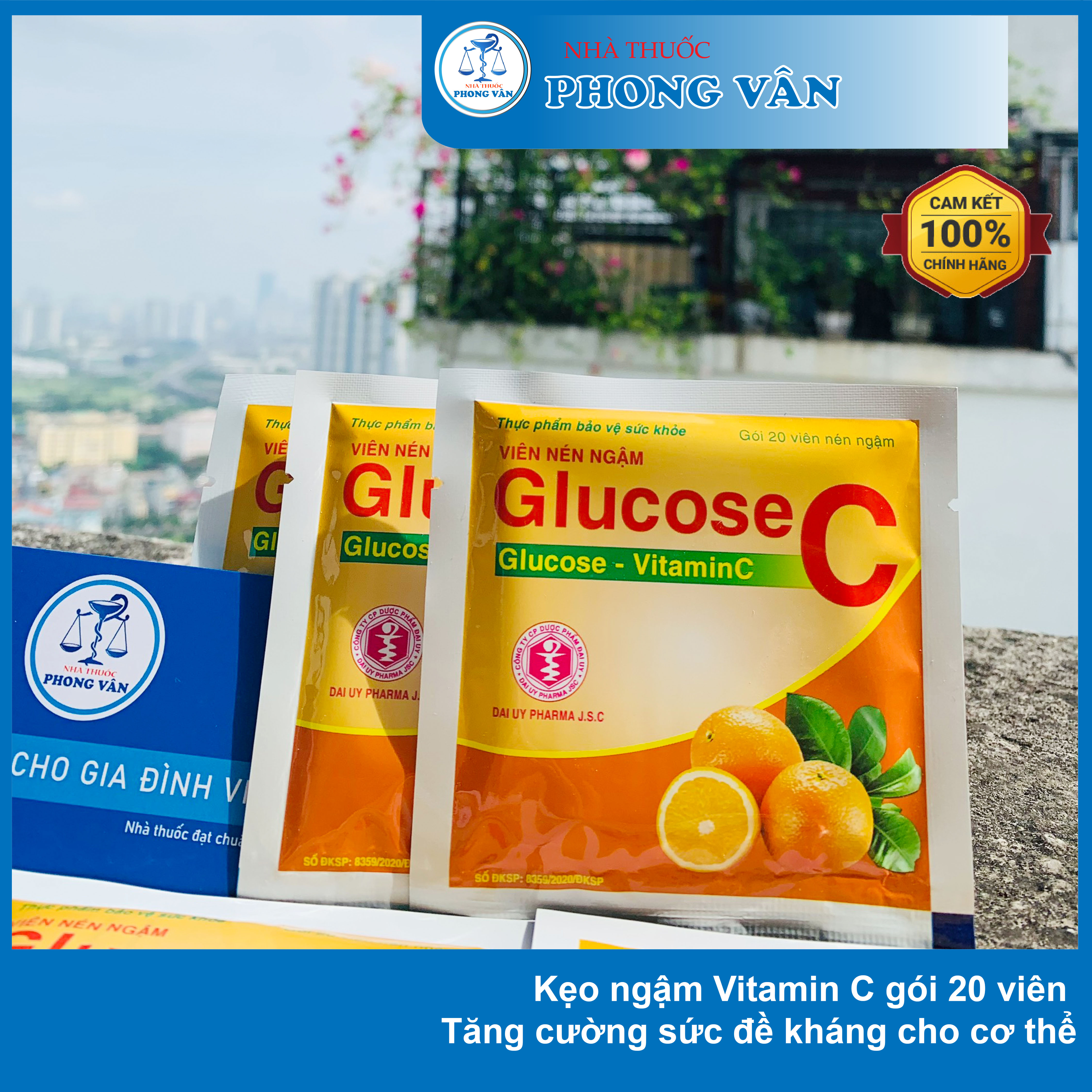 Hộp 35 gói kẹo ngậm vitamin c Bipp C vị cam giúp tăng cường sức đề ...