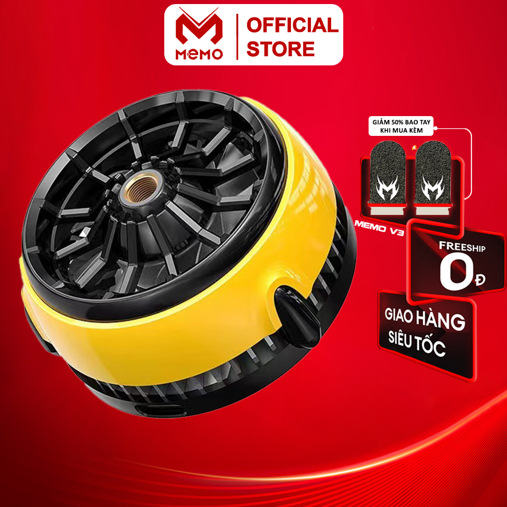 Quạt tản nhiệt điện thoại sò lạnh MEMO CX04 dành cho live stream chơi game làm mát nhanh chống ...