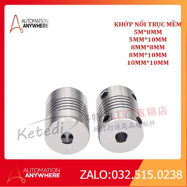 KHỚP NỐI MỀM KHỚP NỐI TRỤC ĐỘNG CƠ KHỚP NỐI ENCODER 5MM 6MM 8MM 10MM ...