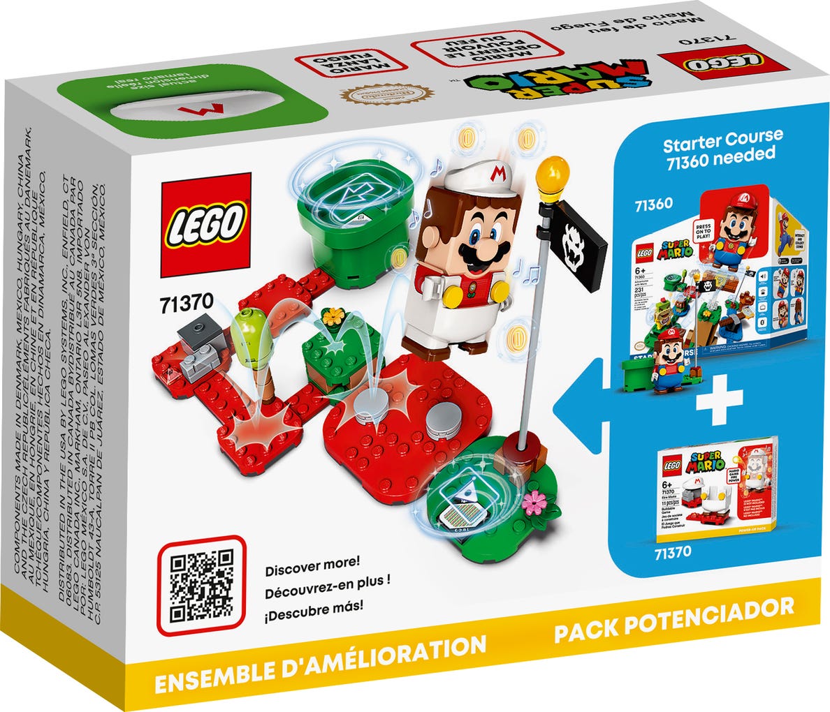 [BRICK4U] LEGO SUPER MARIO - 71370 - GÓI NÂNG CẤP SỨC MẠNH: FIRE MARIO ...