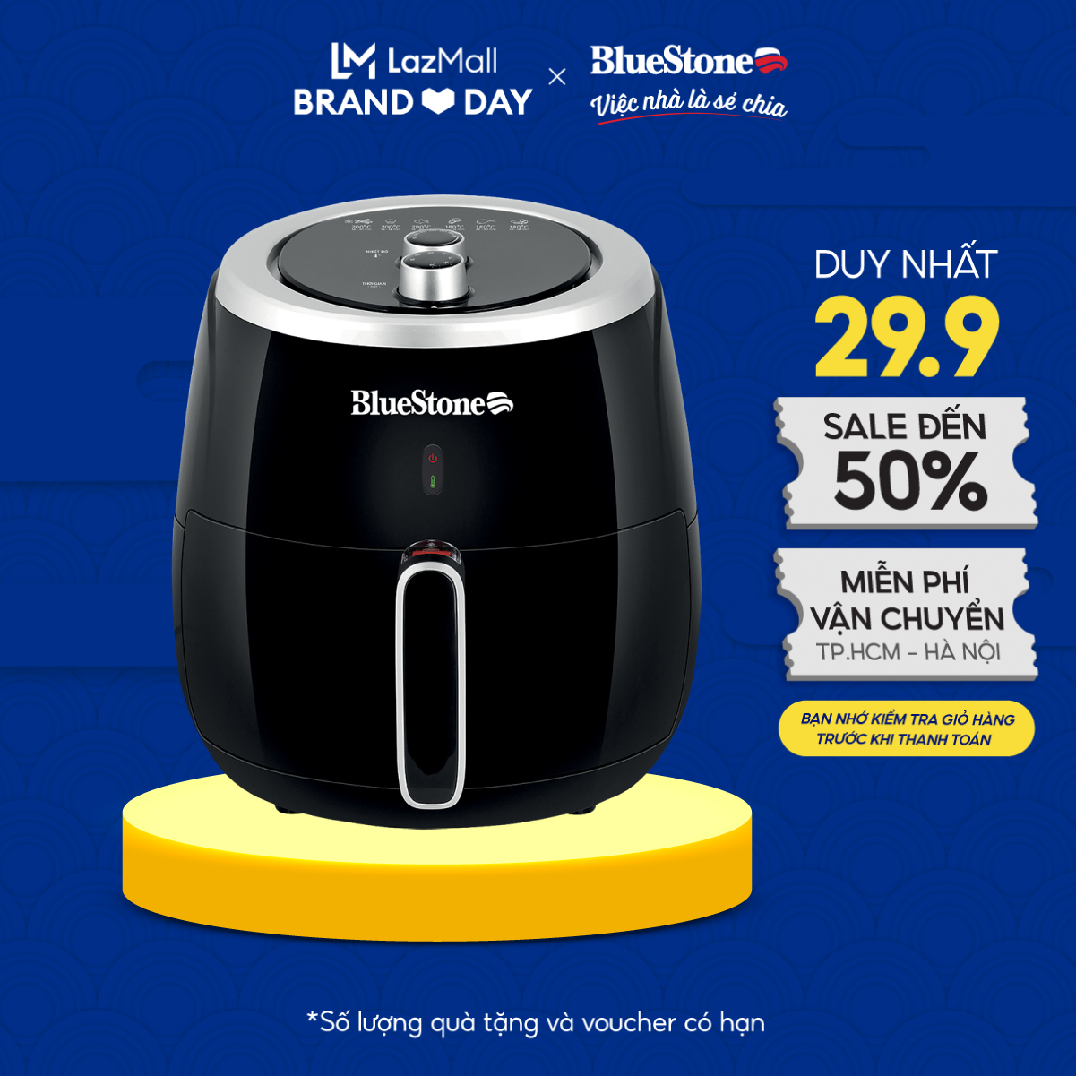 DUY NHẤT 20.11-Vc LZd 10 Vc Blu 50KMáy Sấy Tóc BlueStone HDB-1871 (1900-2300W) - Công nghệ ...