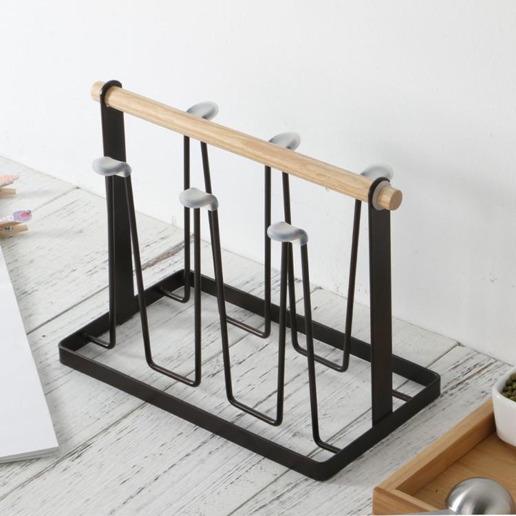 Kitchen Utensils Wrought Iron Cup Holder Creative Household Drain Cup ...