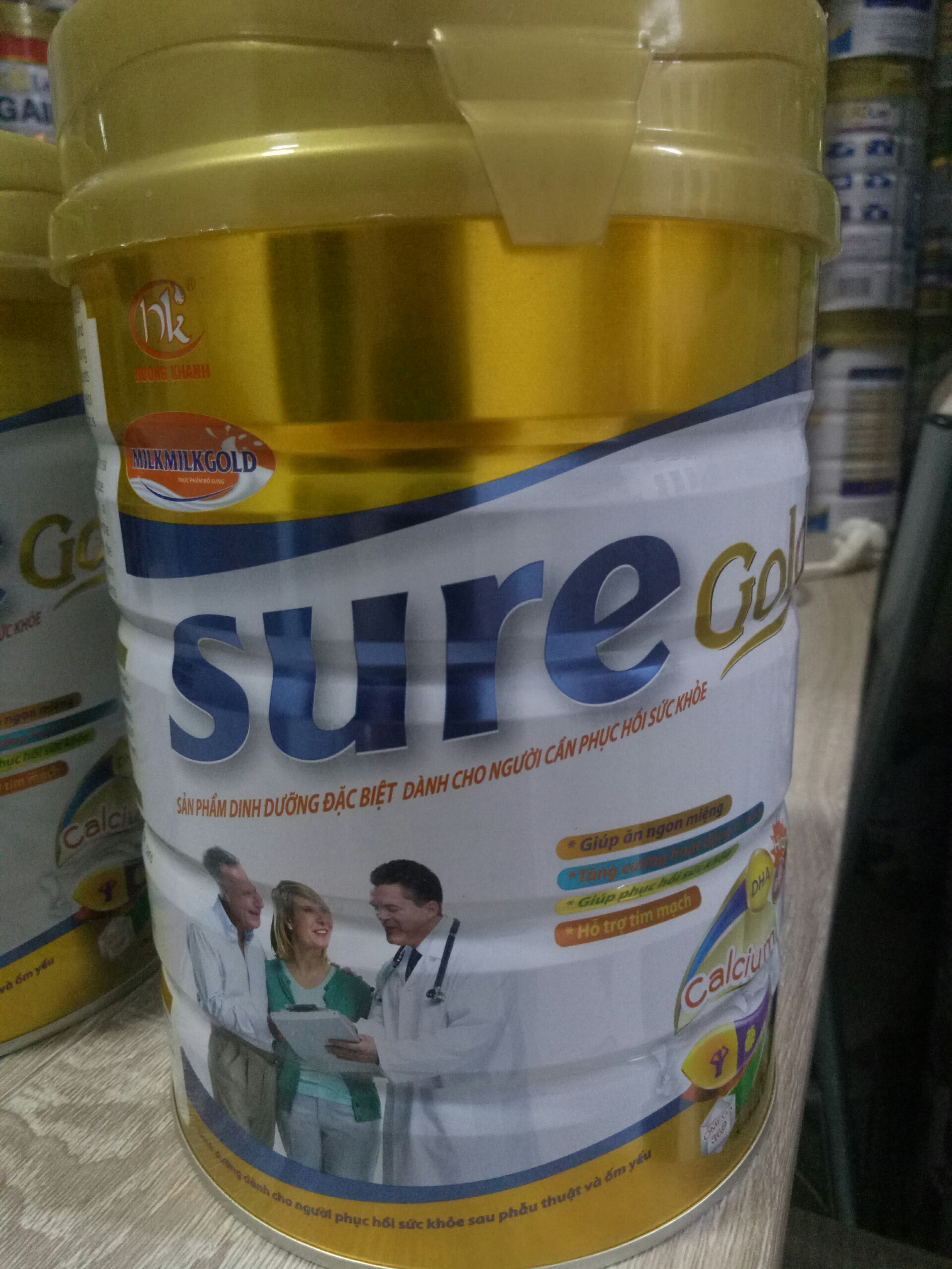 Sữa phục hồi sức khỏe OneSure Sure Gold 900Gr bổ sung dinh dưỡng cho ...