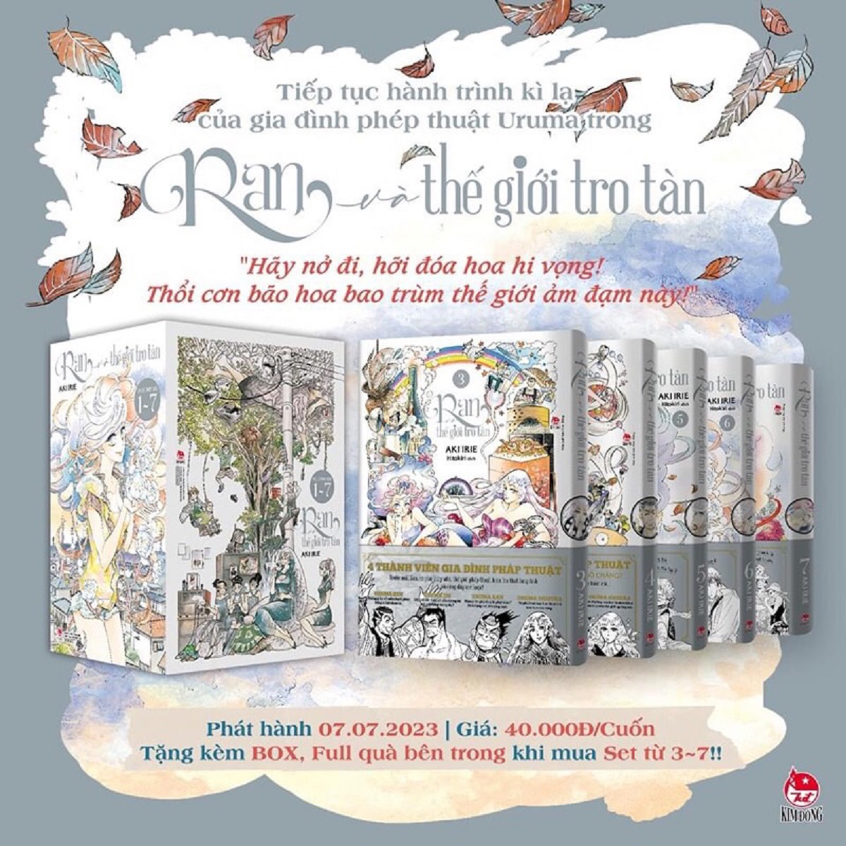 Truyện Tranh - Boxset Ran Và Thế Giới Tro Tàn - Tập 3 + Tập 4 + Tập 5 ...