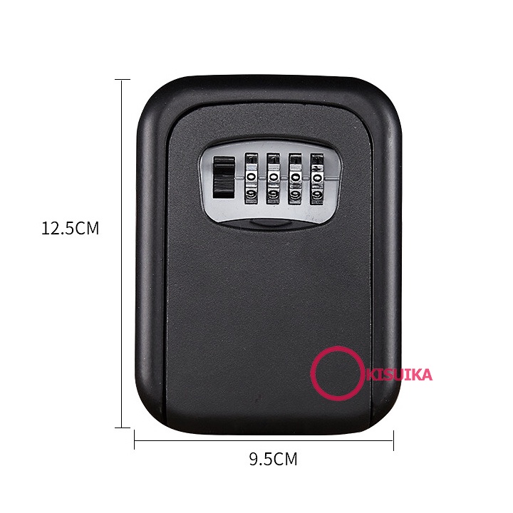 (Kim Loại) Lock Box hộp khóa két sắt mini 4 mã đựng Chìa khóa Thẻ Vật ...
