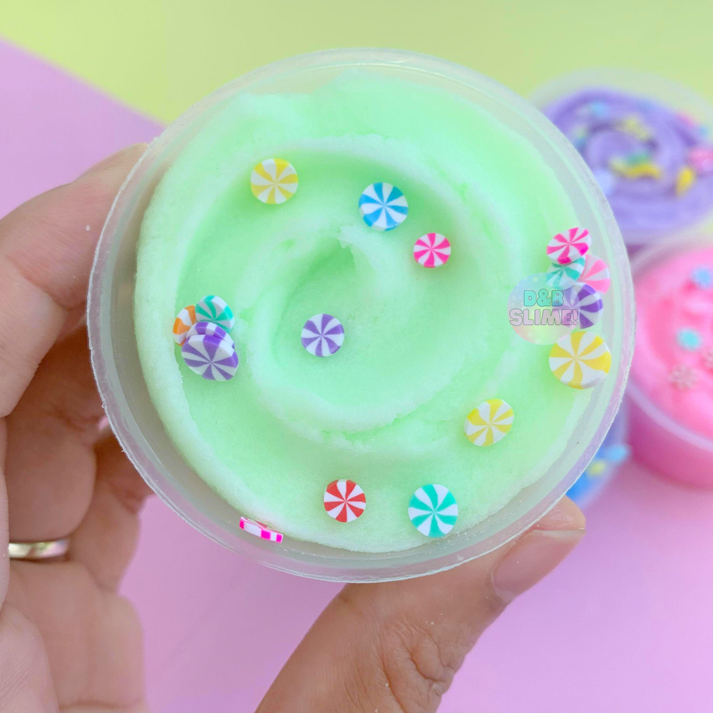 Slime Mây/Cloud Slime Hũ Mini Bánh Flan - ĐƯỢC CHỌN MÀU CÓ CỐM TRANG ...