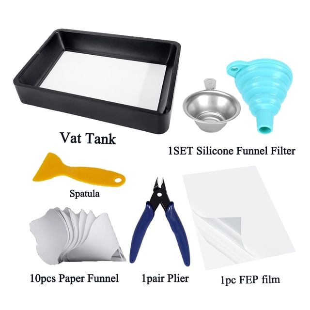 Mega Photon Mono 4K Vat Tank Set With FEP Film For KP6 Mono 3D Printer ...