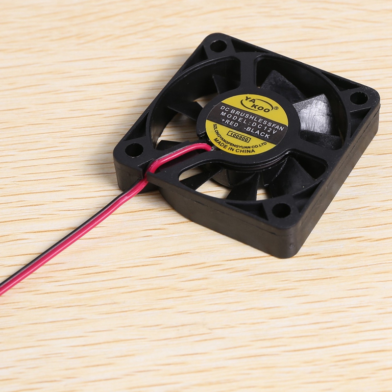 4Pcs 50mm x 50mm x 10mm 5010 DC 12V 0.1A 2Pin Brushless Cooling Fan ...