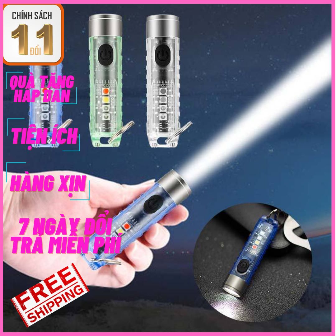 Đèn Pin Móc Khóa Mini LED YSD11 Cắm Trại Dã Ngoại Tiện Lợi Siêu Sáng ...