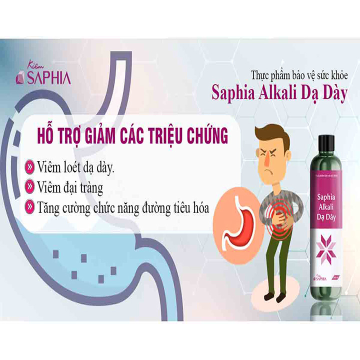 Nước uống KIỀM SAPHIA dạ dày, đại tràng hoàn toàn từ thảo dược thiên ...