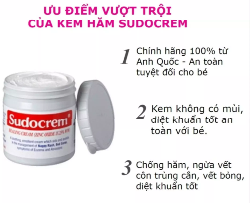 Kem chống hăm Sudocrem nội địa Anh 60g. Kem Chống Hăm Tã Cho Bé Hiệu ...