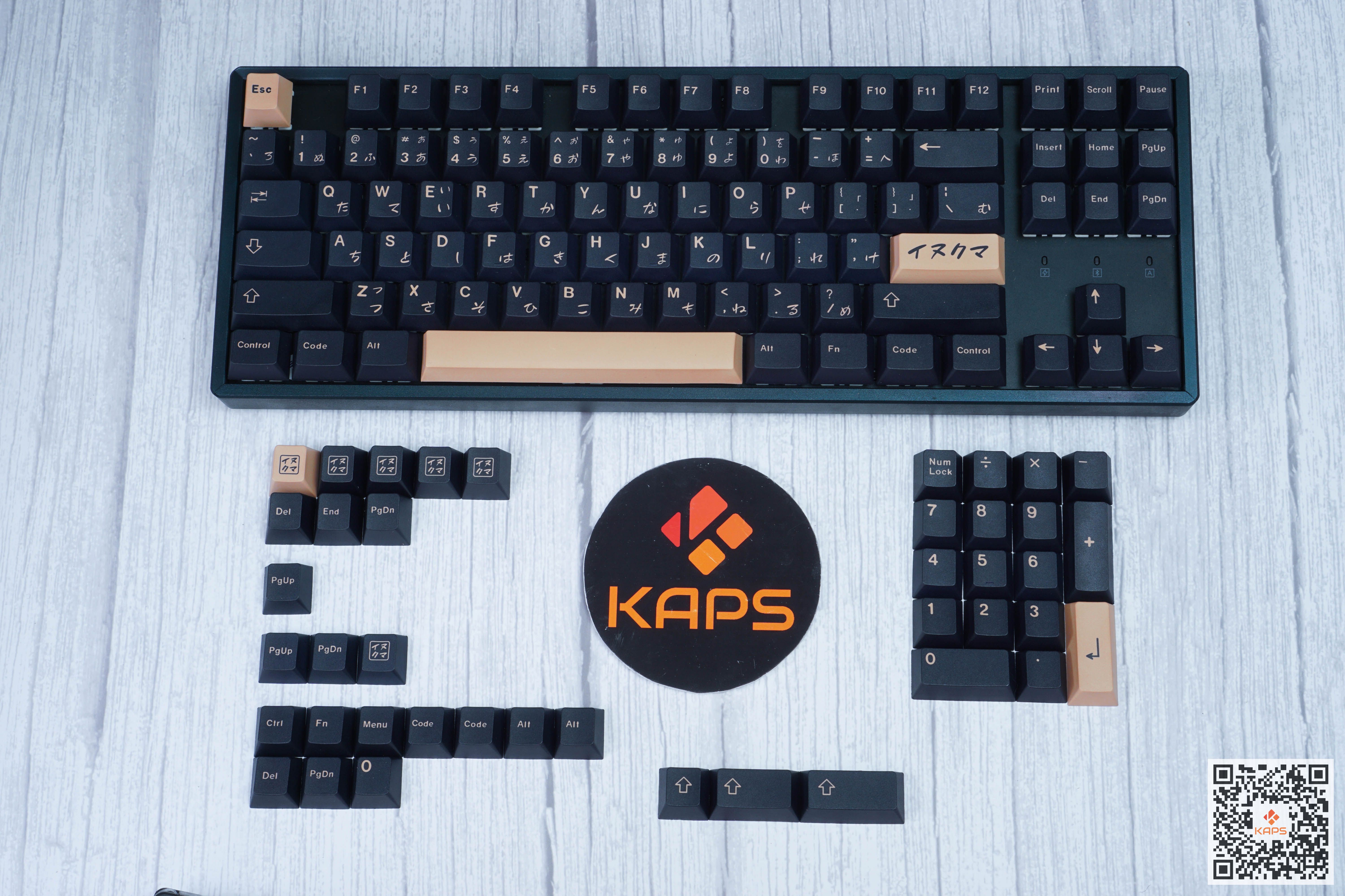 Keycap Inukuma PBT profile CHERRY in dyesub 129 nút cho bàn phím cơ ...