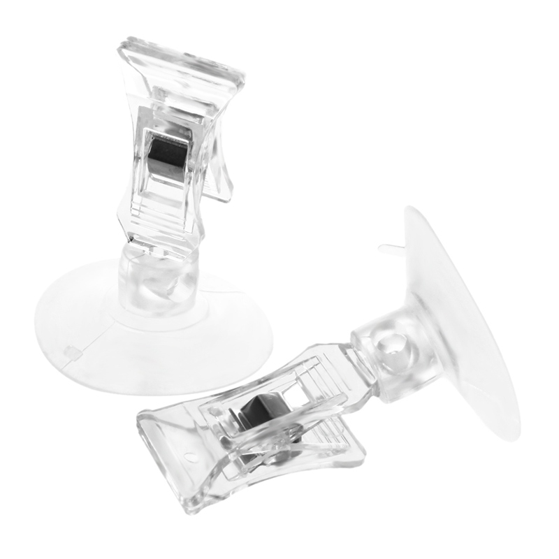 2 PCS 47mm Clear Plastic Wall Suction Cup Clip Clamp - fut3 - ThaiPick