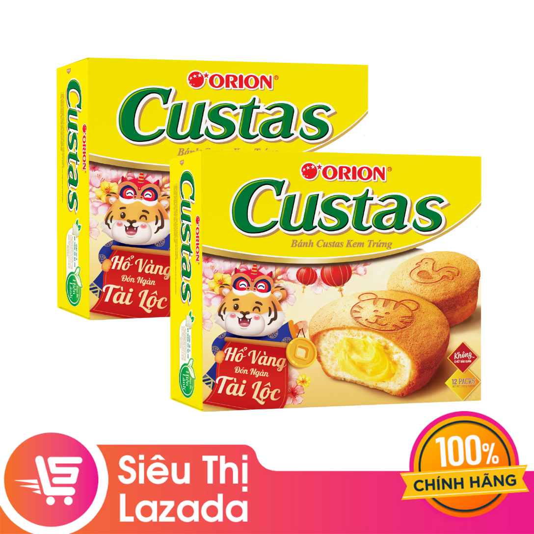 Bánh Trứng Custas Hộp 282g - MixASale