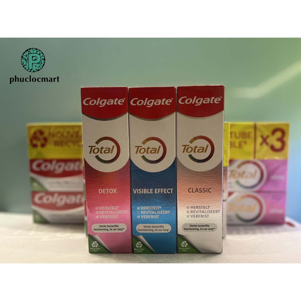 Kem Đánh Răng Colgate Total Visible Effect 75ML Hàng Nhập Pháp ...