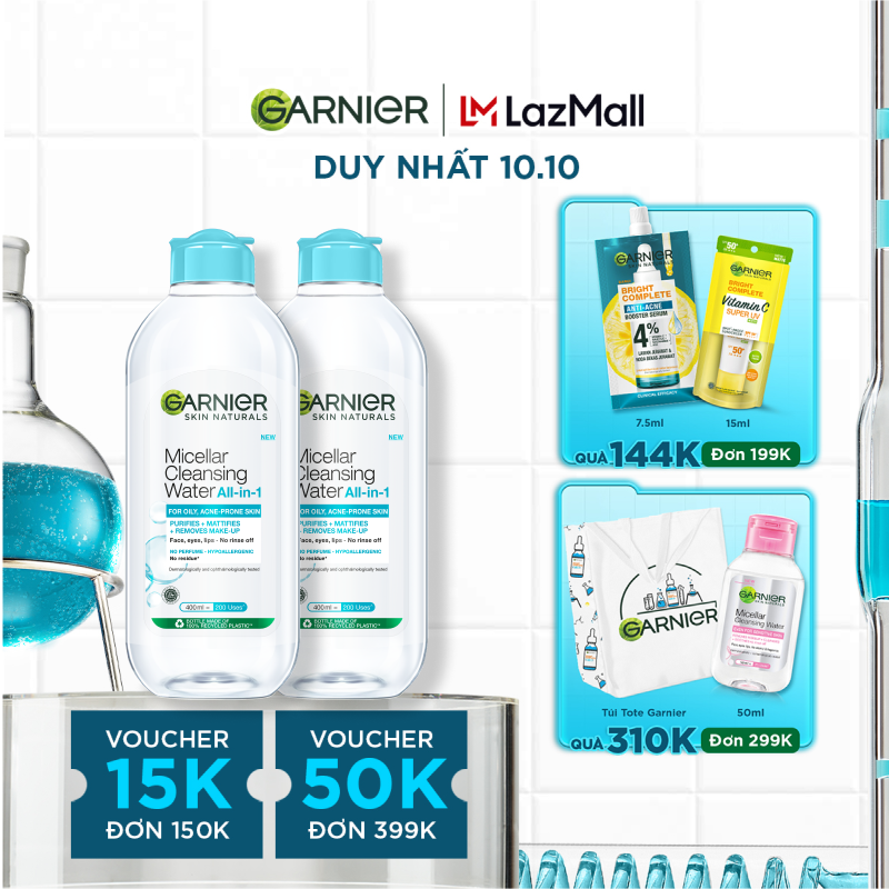 HB GIFT Nước Tẩy Trang Mini Garnier Micellar Cleansing Water Even For ...