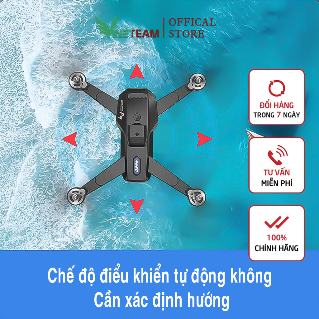 Máy bay không người lái Flycam P5 Pro Drone có camera 4k Gimbal chống ...
