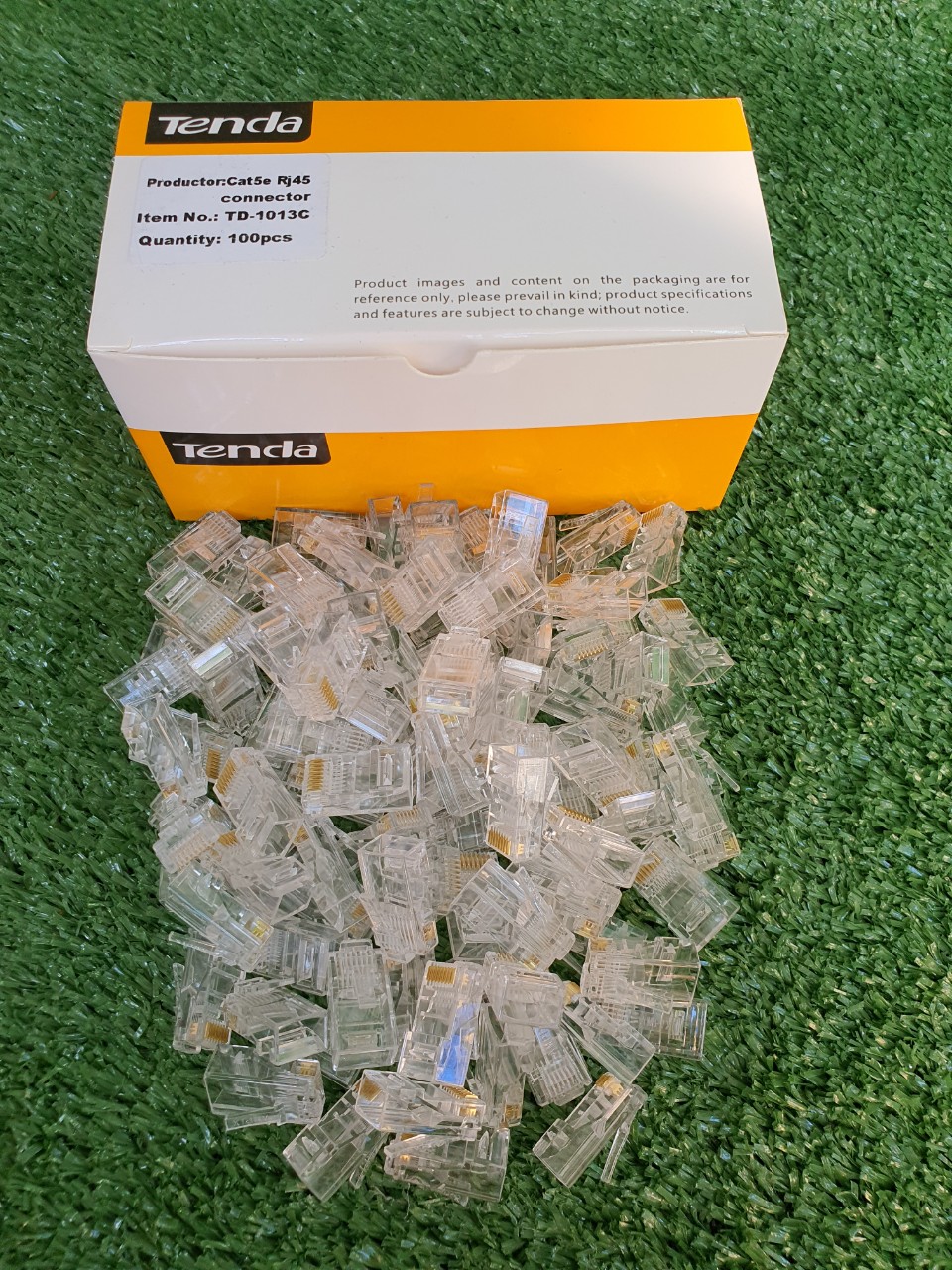 [ TENDA ] Đầu Bấm Dây Cáp Mạng RJ45 CAT6 Chống nhiễu (bán lẻ 10 hạt ...