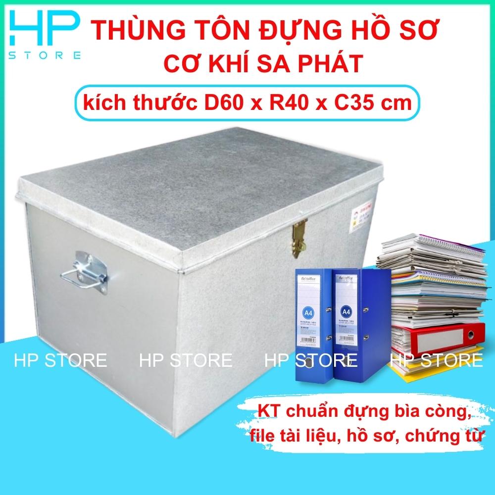 Thùng tôn đựng hồ sơ, hòm tôn đựng tài liệu công ty, hồ sơ, bìa còng ...