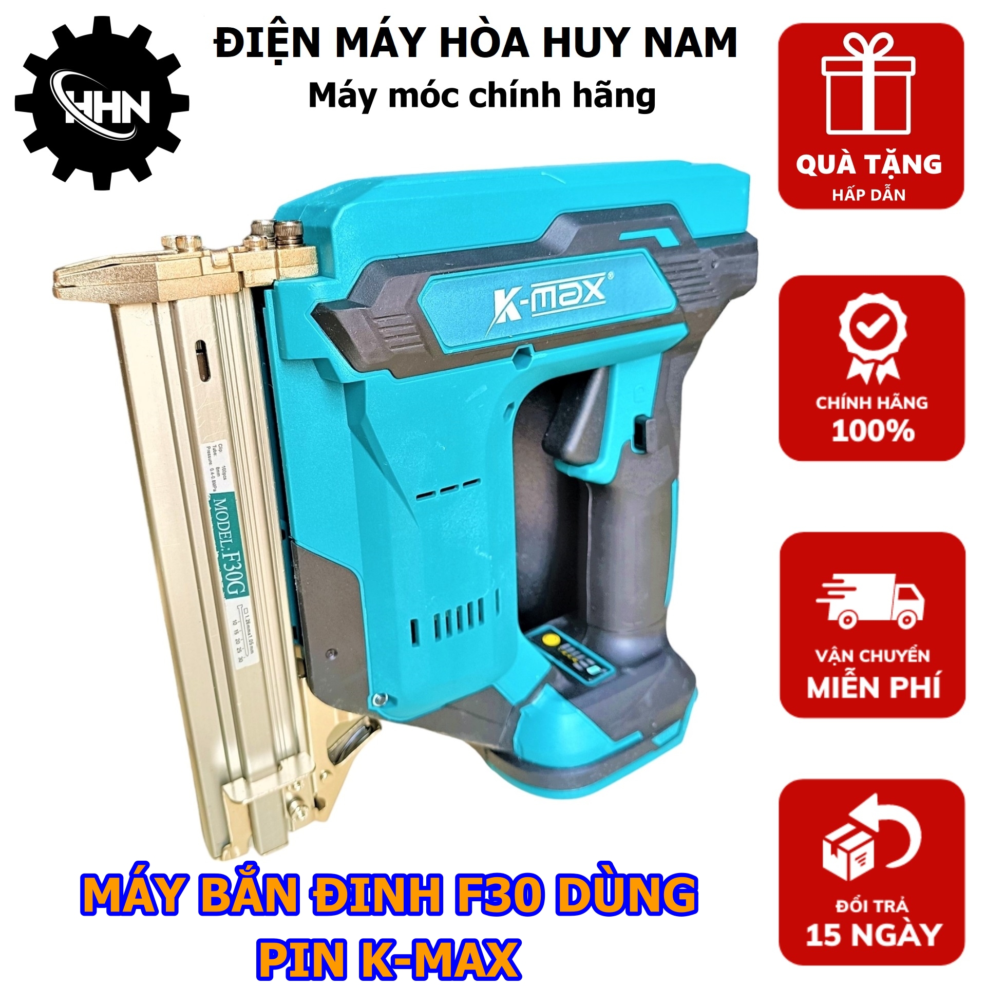 Máy bắn đinh thẳng F30 dùng pin K-max hàng nội địa Trung Quốc , bao ...