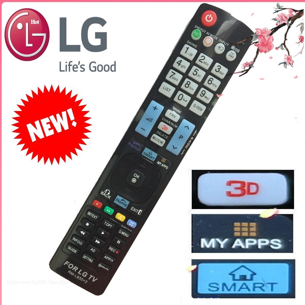 REMOTE ĐIỀU KHIỂN TIVI LG SMART RM-L930+2 (SMART-MY APS-PREMIUM) [Cam kết chất lượng, BH 6 tháng ...