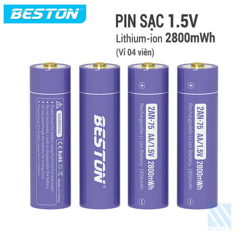 Sạc Pin Đa Năng AA AAA 9V C D BESTON C906W Sạc nhanh tự ngắt đèn báo ...