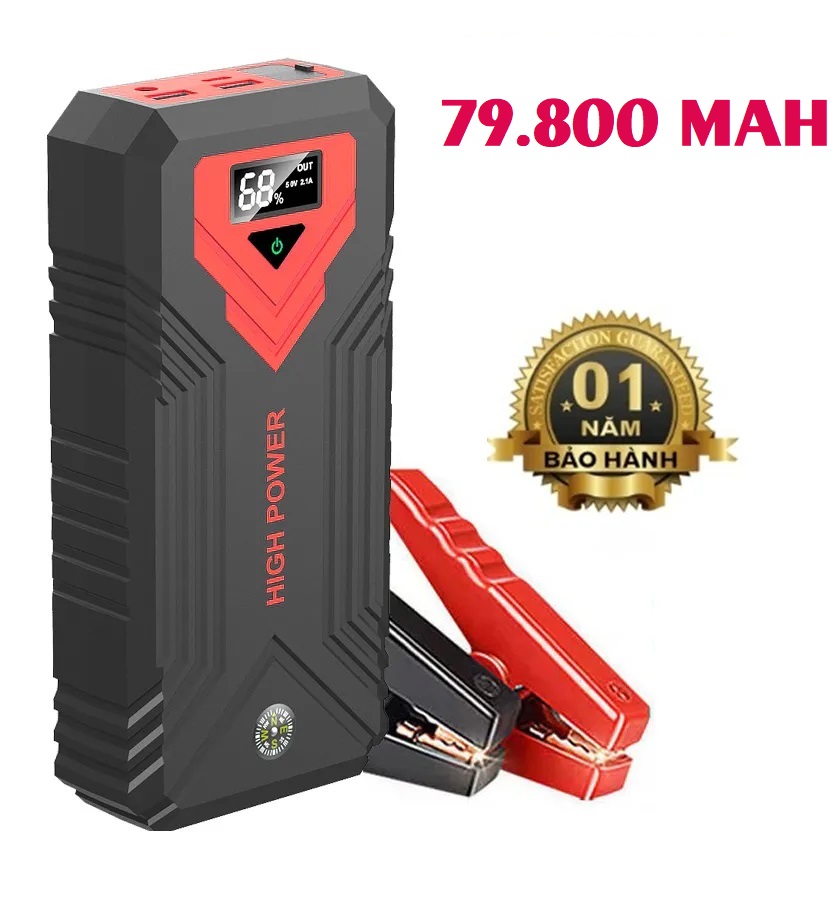 Pin Sạc dự phòng kiêm kích nổ ắc quy ô tô/Xe máy đa năng High Jx Power ...