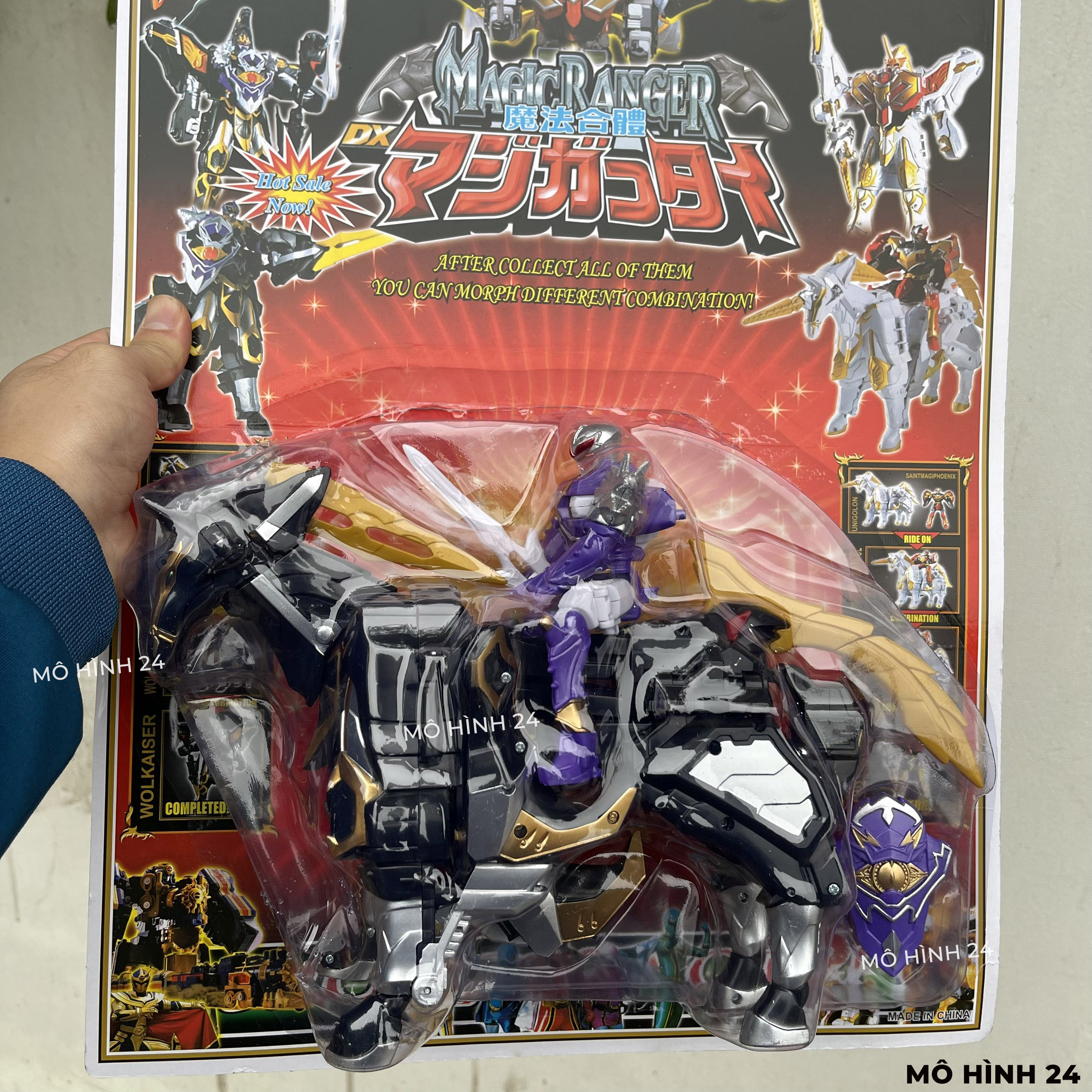 Bộ Siêu Nhân Lắp Ráp Kỵ Mã Magic Ranger Siêu Nhân Phép Thuật vỉ ngựa ...