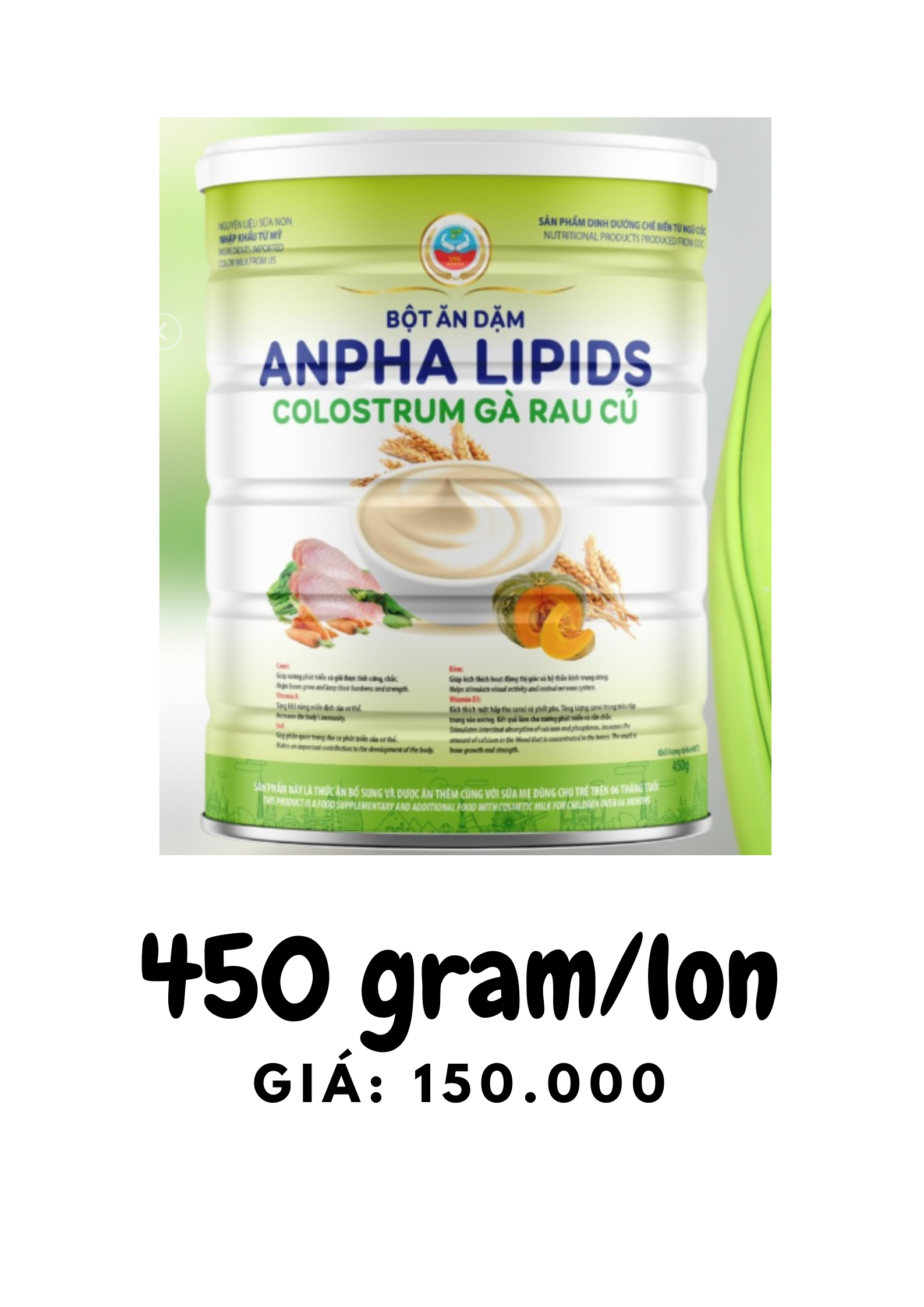 Sữa cho bé 0-24 tháng Sữa Non ANPHA LIPIDS COLOSTRUM GROW IQ | Lazada.vn