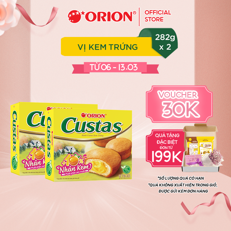 Bánh Trứng Custas Hộp 282g - MixASale