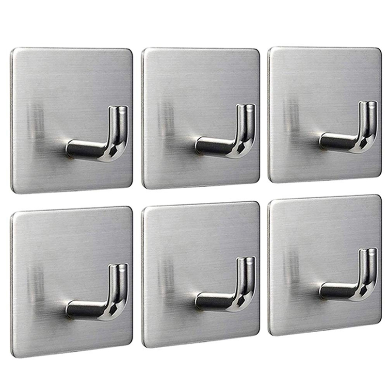Self Adhesive Hooks, Removable Wall Hooks, Sticky Hangers, Heavy Duty ...
