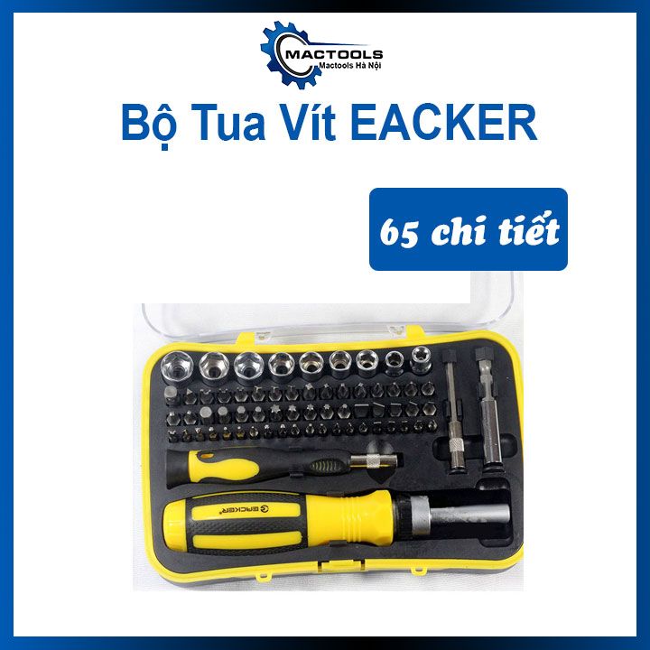 Bộ tua vít EACKER 65 chi tiết chất liệu thép không gỉ chất lượng cao ...