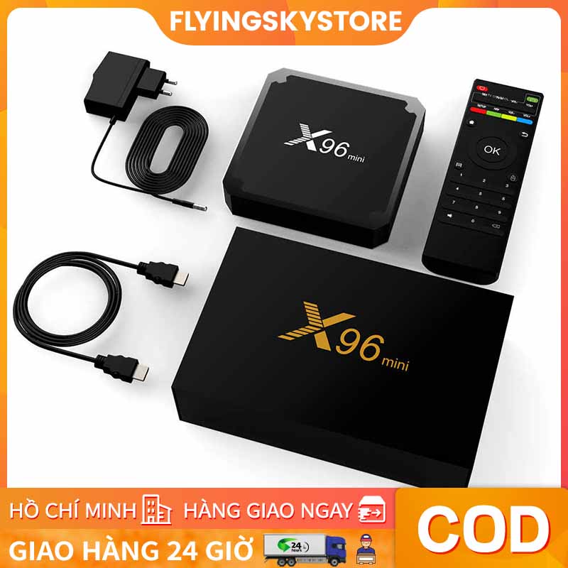 Vận chuyển nhanhAndroid TV box X96 Mini Ram 4G Rom 64GB ANROID 11.0 4K Amlogic X96 mini 5G ...