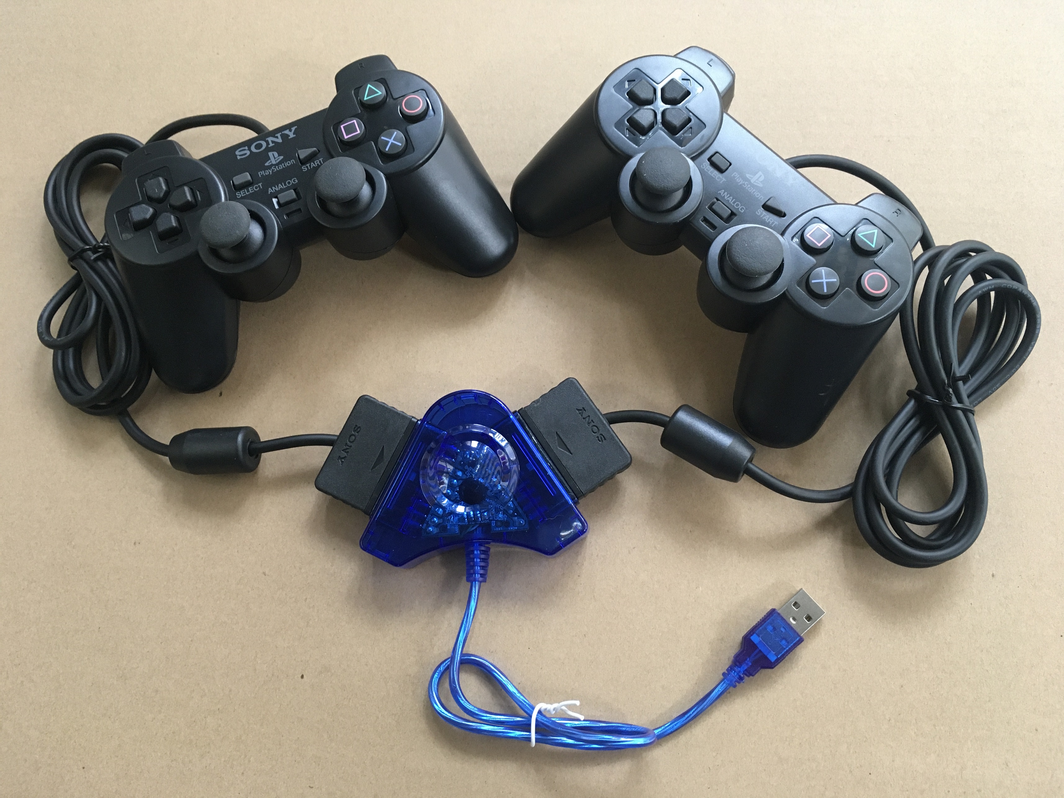 Cổng Chuyển Đổi Tay Cầm PS2 Sang USB Dùng Trên PC Laptop - MixASale