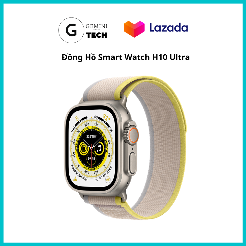 Đồng Hồ Thông Minh Smart Watch H10 Ultra Năm 2022. Màn To, Viền Siêu ...
