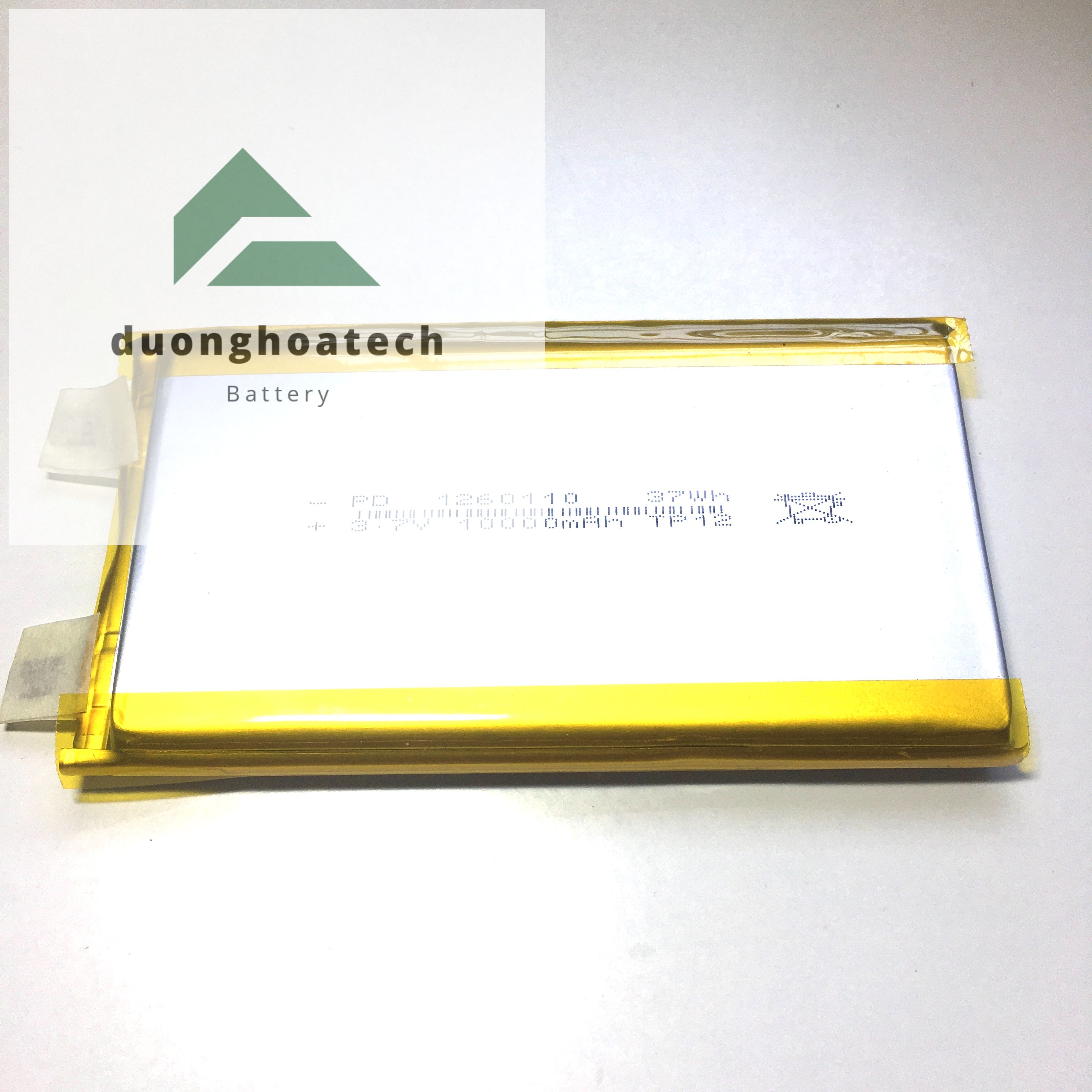 Pin Li-Po Lithium Polymer 3.7V Dung Lượng 10.000mAh 12x60x110mm Dùng ...