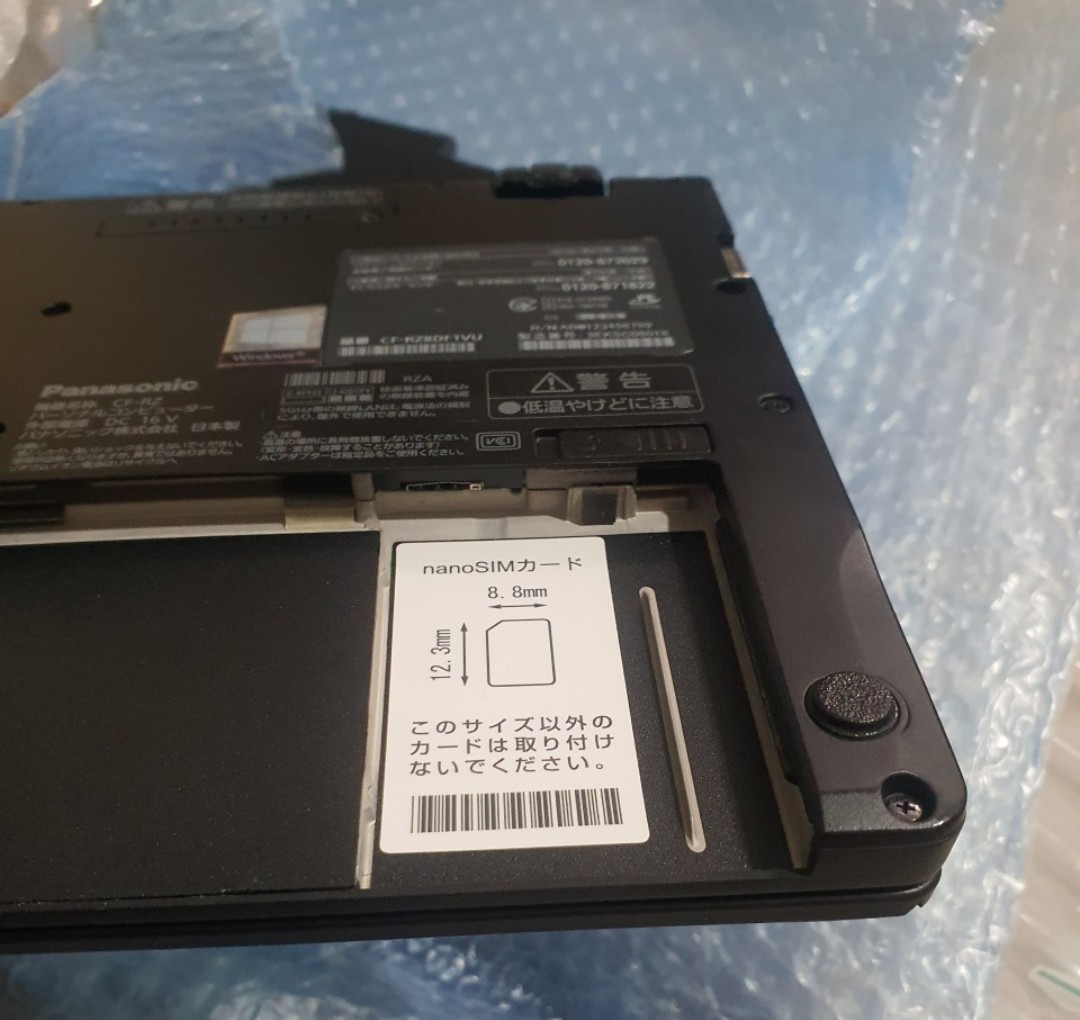 Laptop Mini Panasonic CF RZ8 Vip. i7 8500y ram16G SSD512G Màn hình 10.1 ...