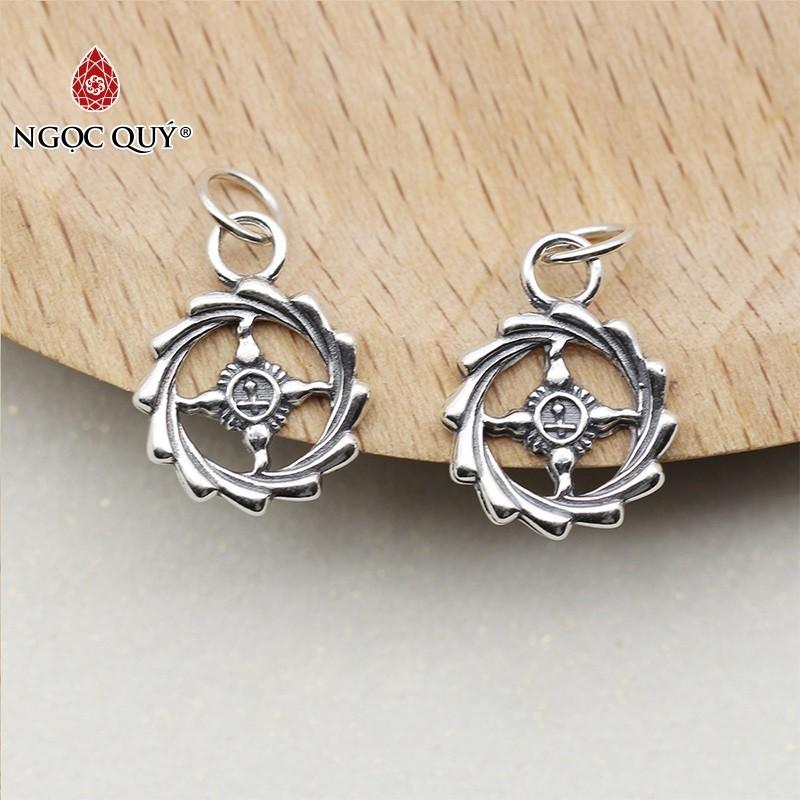 [HCM]Charm bạc hình bánh lái treo 13x16.8mm - Ngọc Qúy Gemstones - MixASale